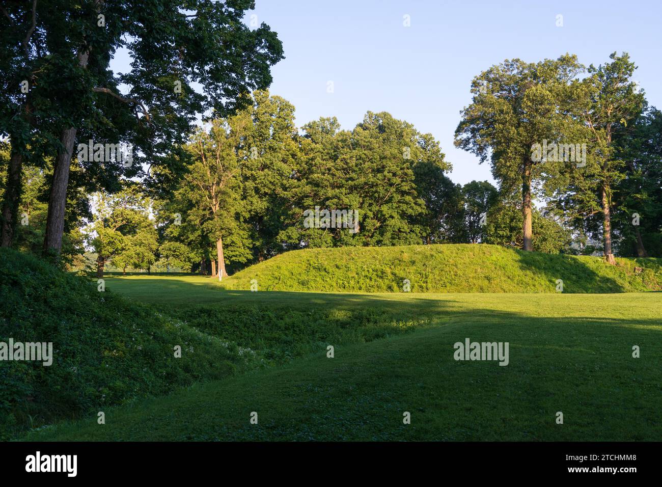 The Newark Earthworks in Heath Ohio Stock Photo - Alamy