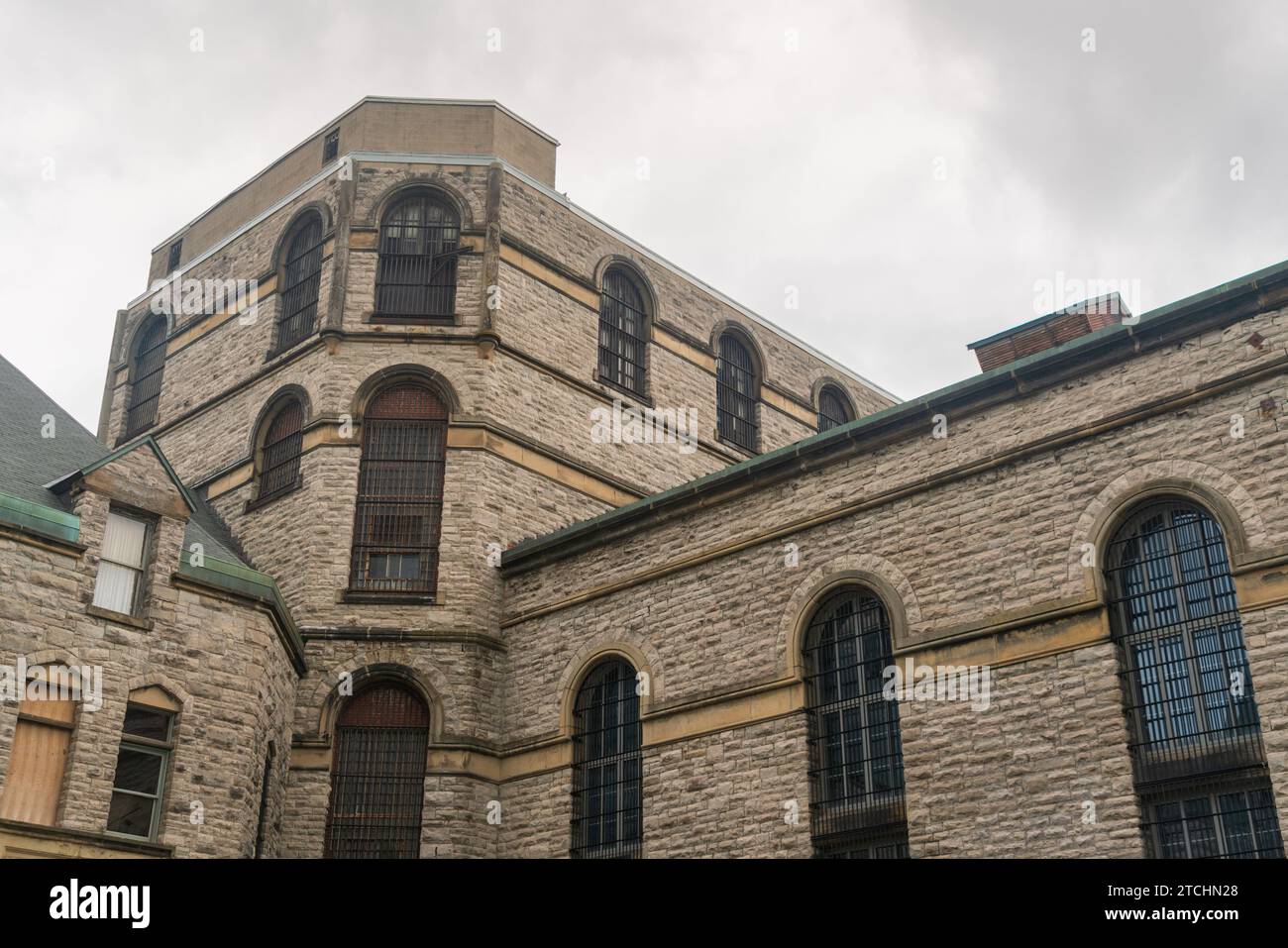 The Exterior of the Ohio State Reformatory, historic prison located in ...