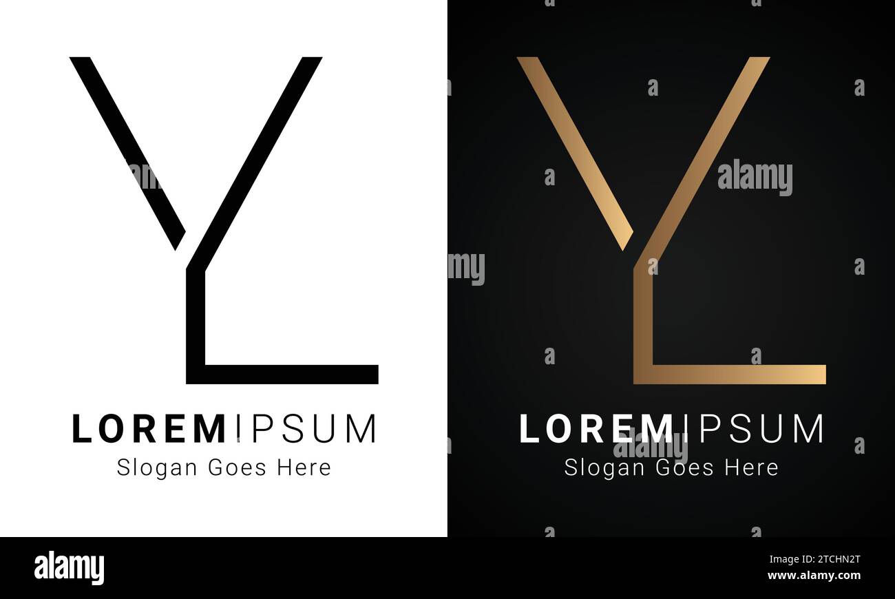 Y letter design hi-res stock photography and images - Alamy