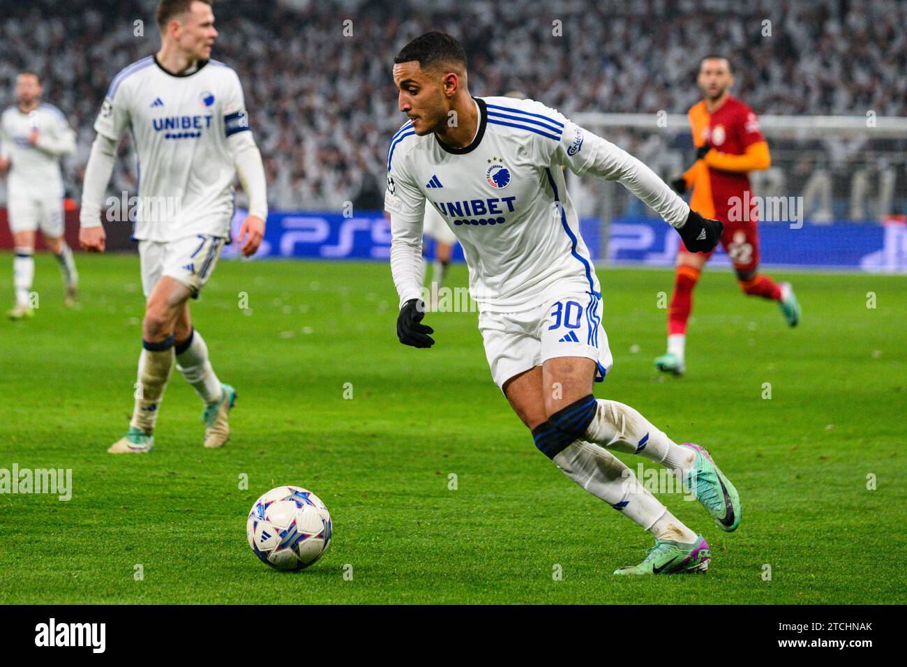 Copenhagen, Denmark. 12th Dec, 2023. Elias Achouri (30) of FC ...