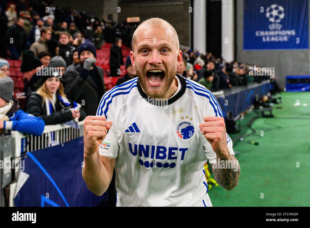 Copenhagen, Denmark. 12th Dec, 2023. Nicolai Boilesen of FC Copenhagen ...