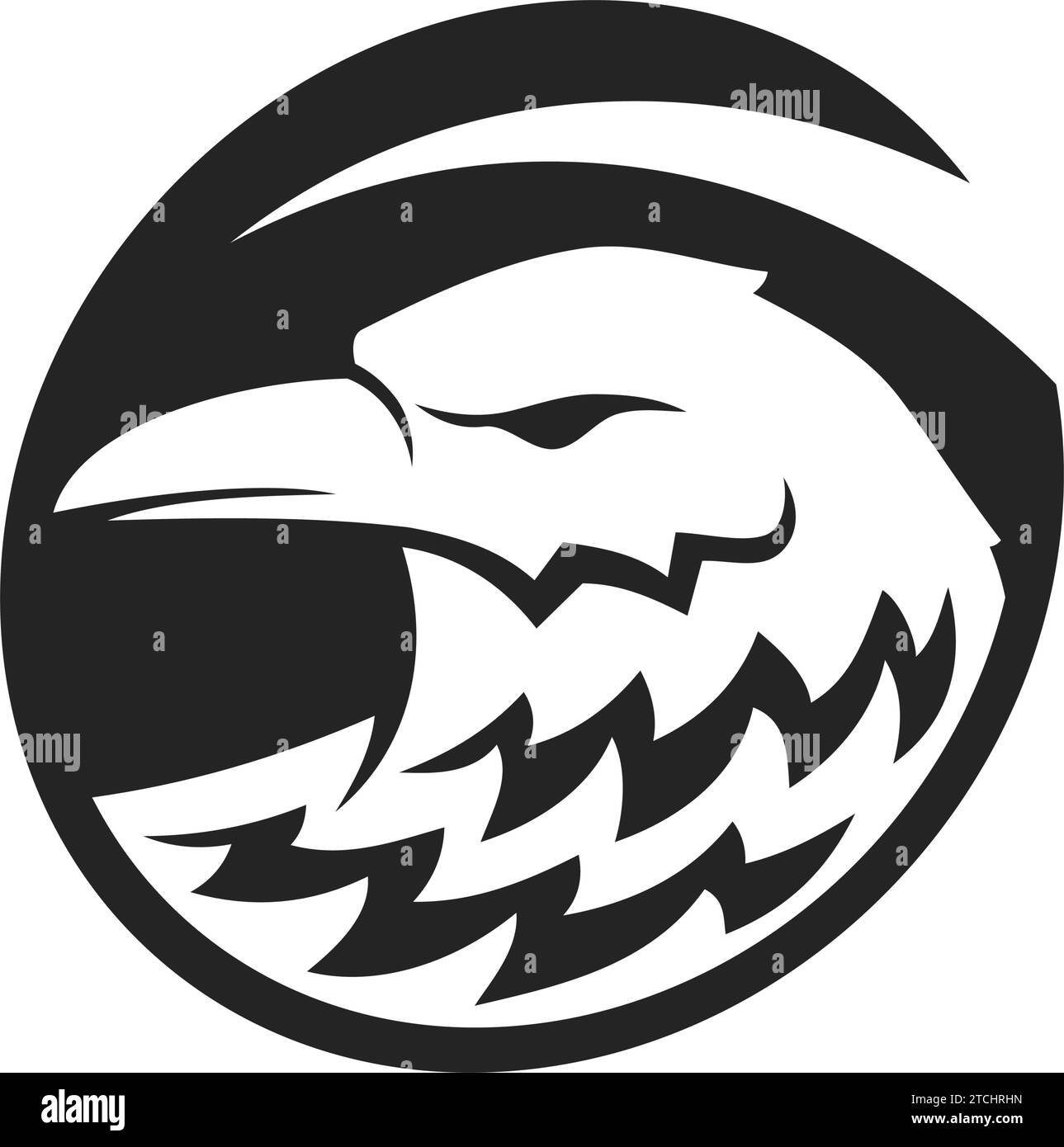 Raven Logo template Isolated. Brand Identity. Icon Abstract Vector ...