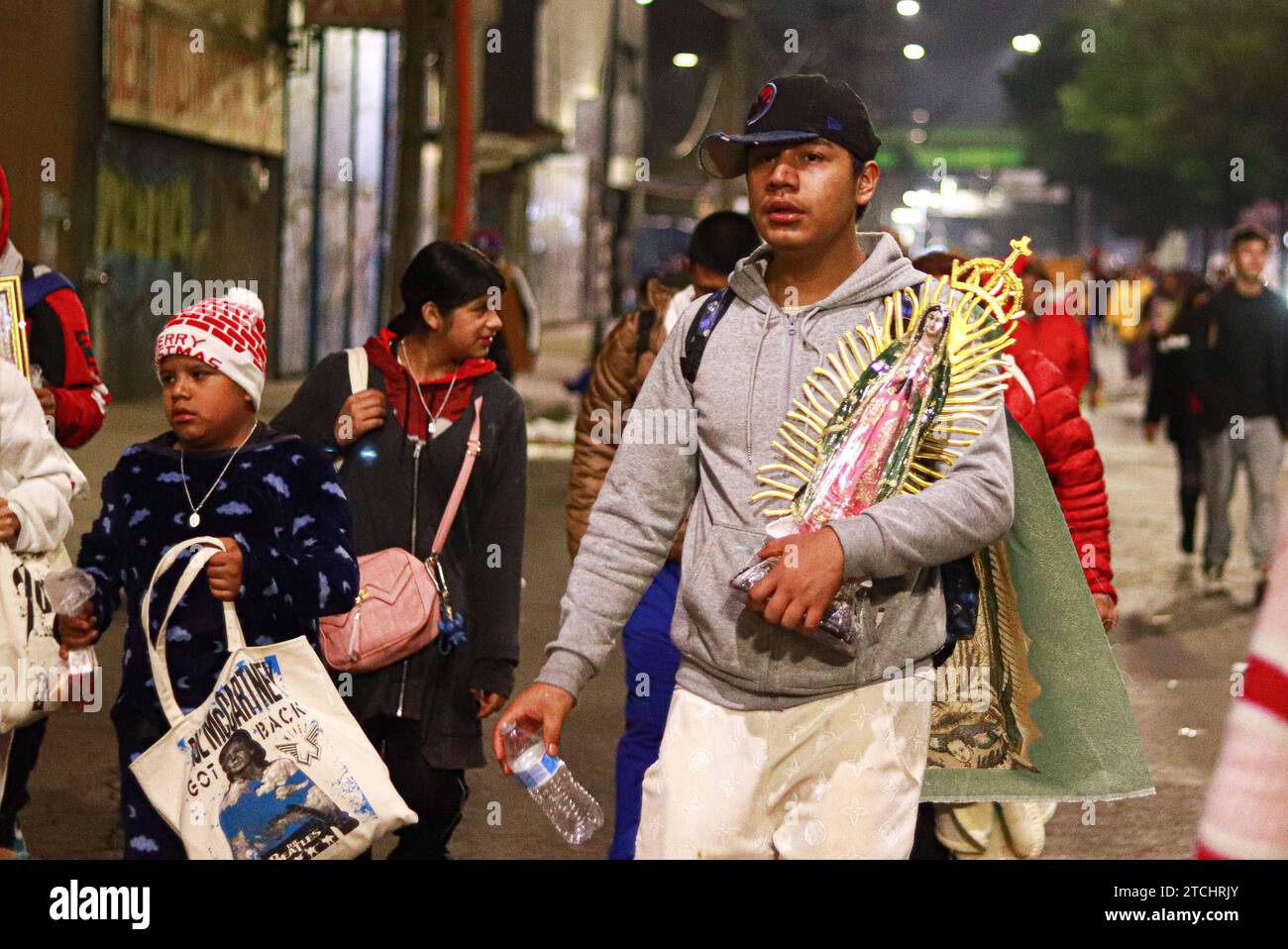 Pilgrims Attend The Basilica of Guadalupe December 12, 2023 in Mexico ...