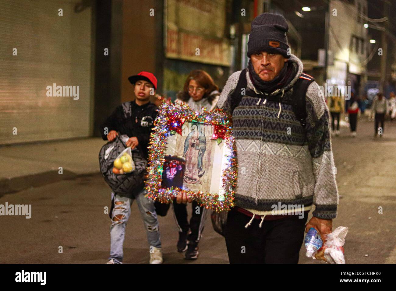 Pilgrims Attend The Basilica of Guadalupe December 12, 2023 in Mexico ...