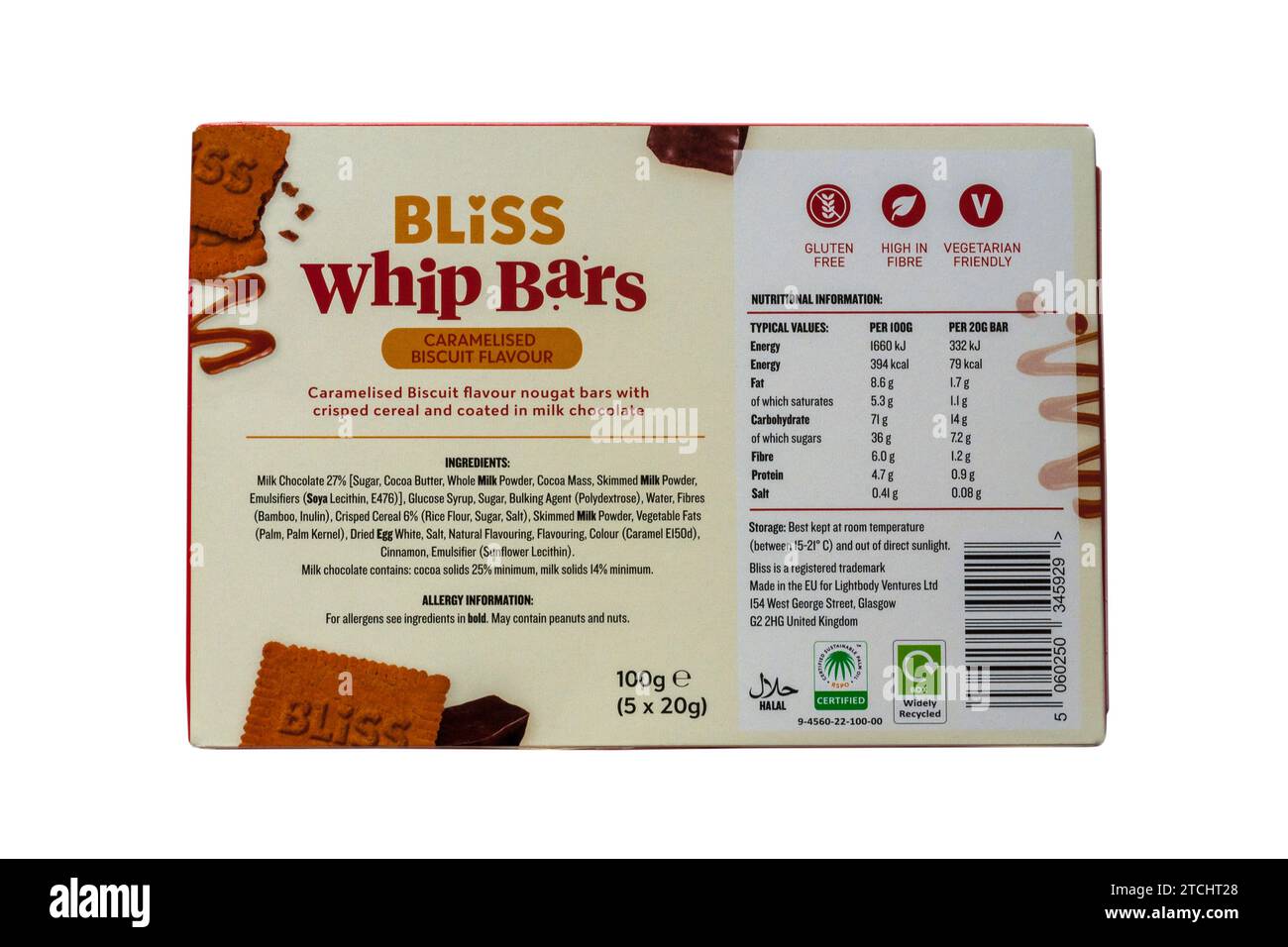 Ingredients label on packaging hi-res stock photography and images - Alamy