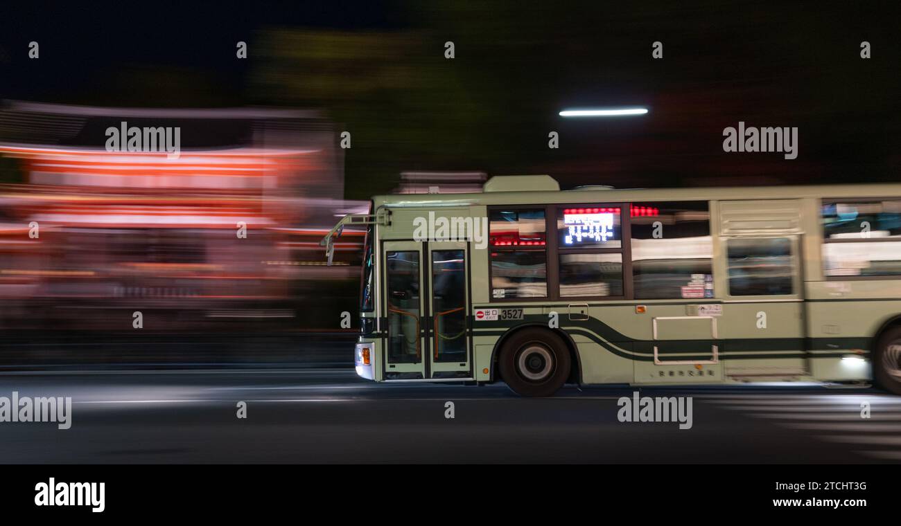 Bus in Kyoto Stock Photo - Alamy