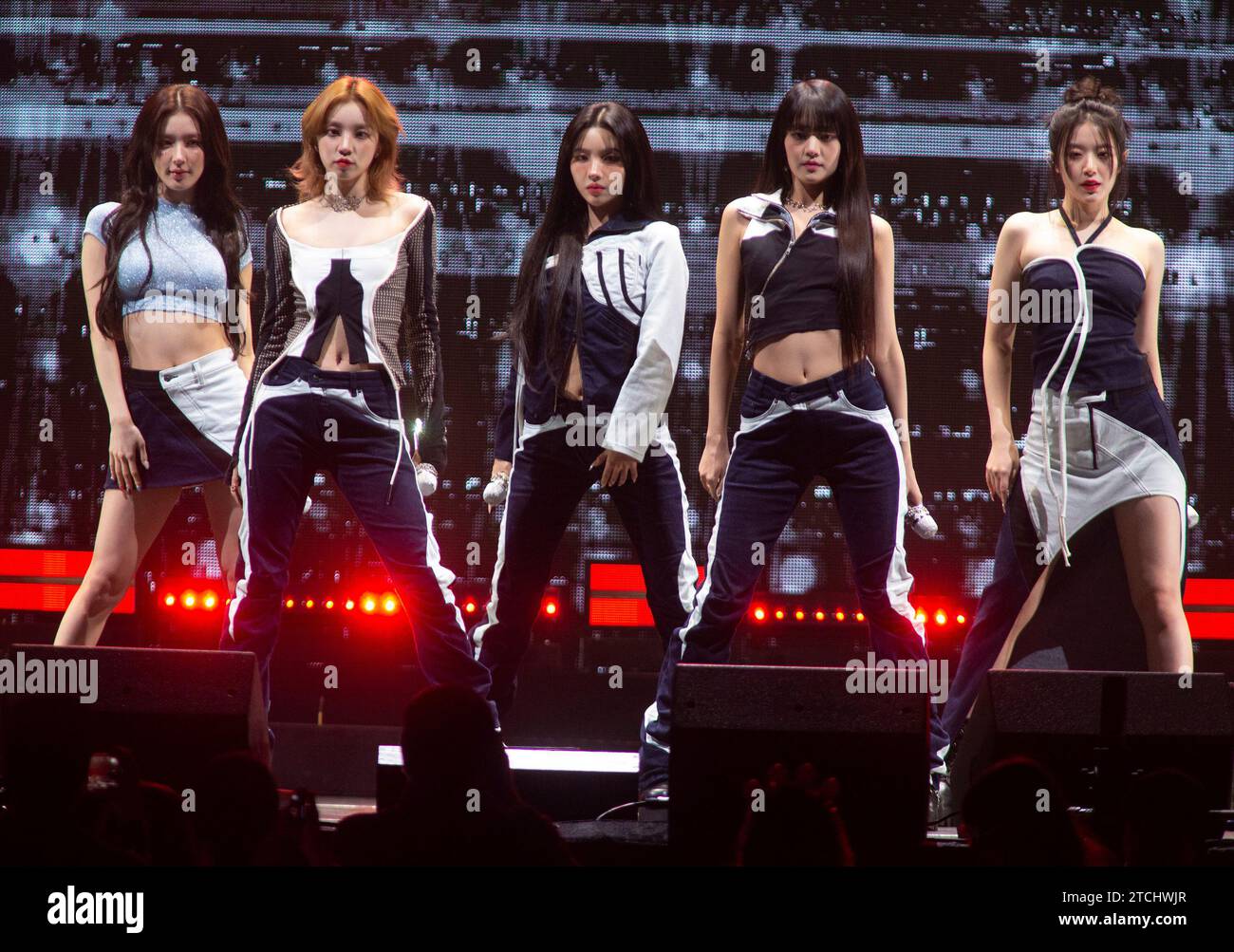 Miyeon, from left, Yuqi, Soyeon, Minnie, and Shuhua of the group (G)I ...