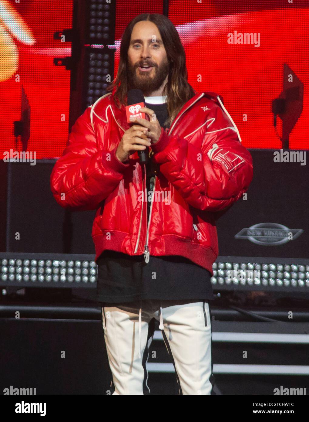 Jared Leto attends the Q102 iHeartRadio Jingle Ball at the Wells Fargo ...