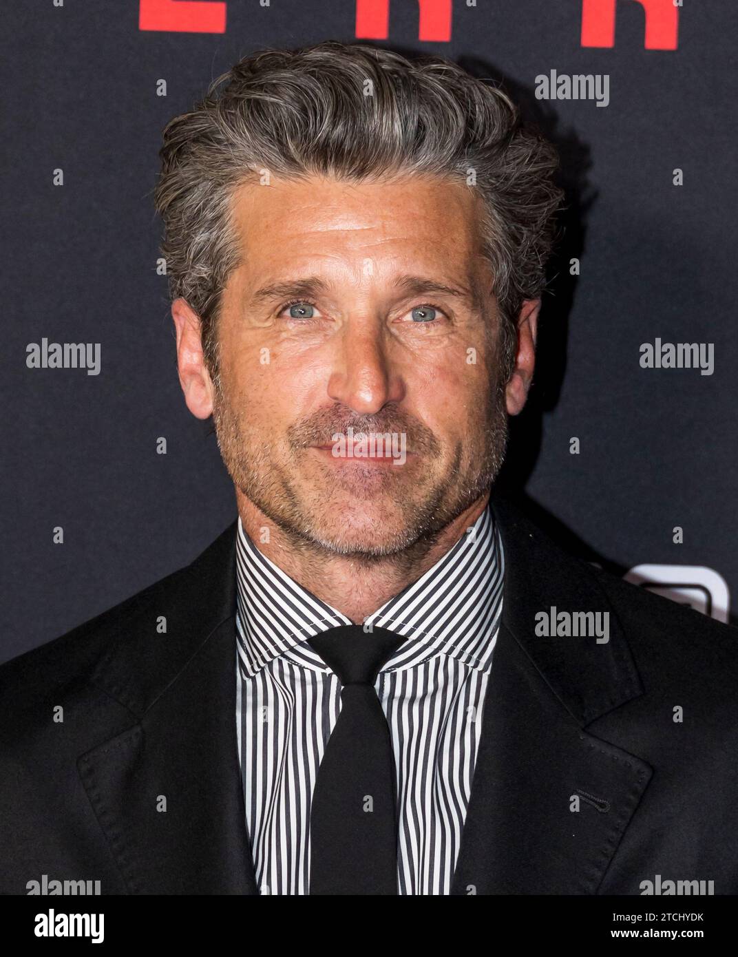 Patrick Dempsey arrives at the premiere of "Ferrari" on Tuesday, Dec ...