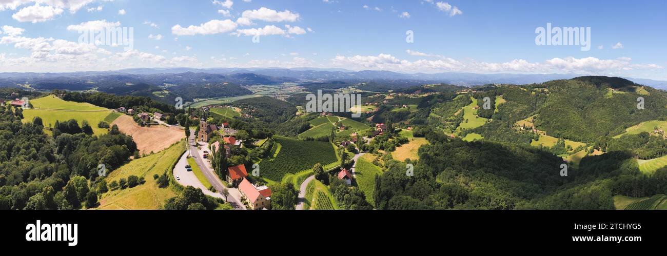 Aerial view kitzeck im hi-res stock photography and images - Alamy