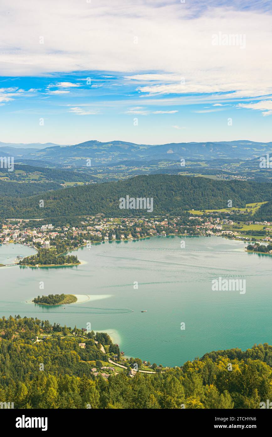 Aerial view tower pyramidenkogel hi-res stock photography and images ...