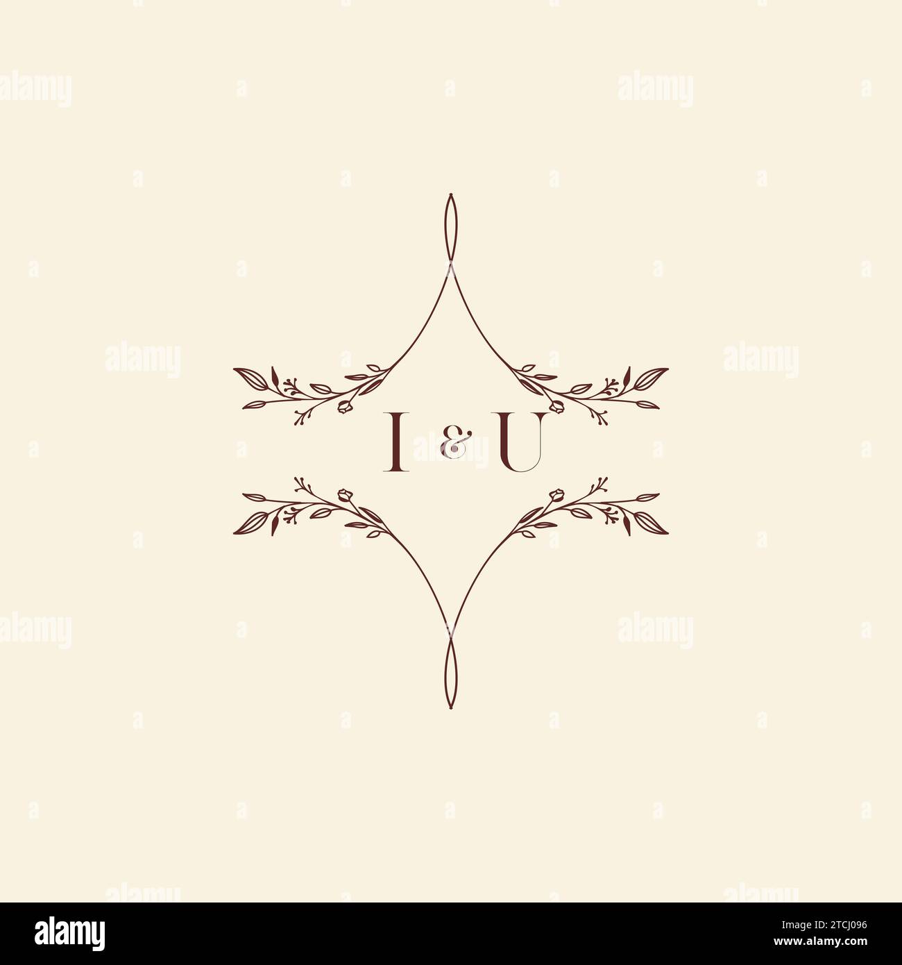 Letter iu logo hi-res stock photography and images - Alamy