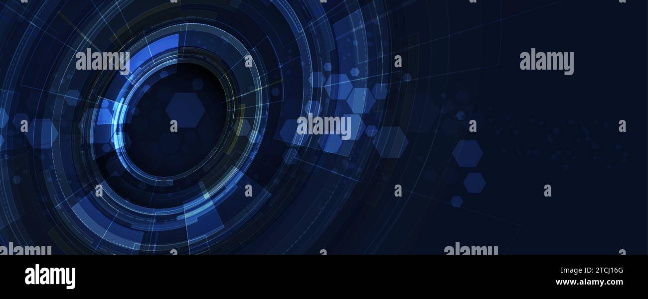 Technology Network Vector Background.. Science and technology ...