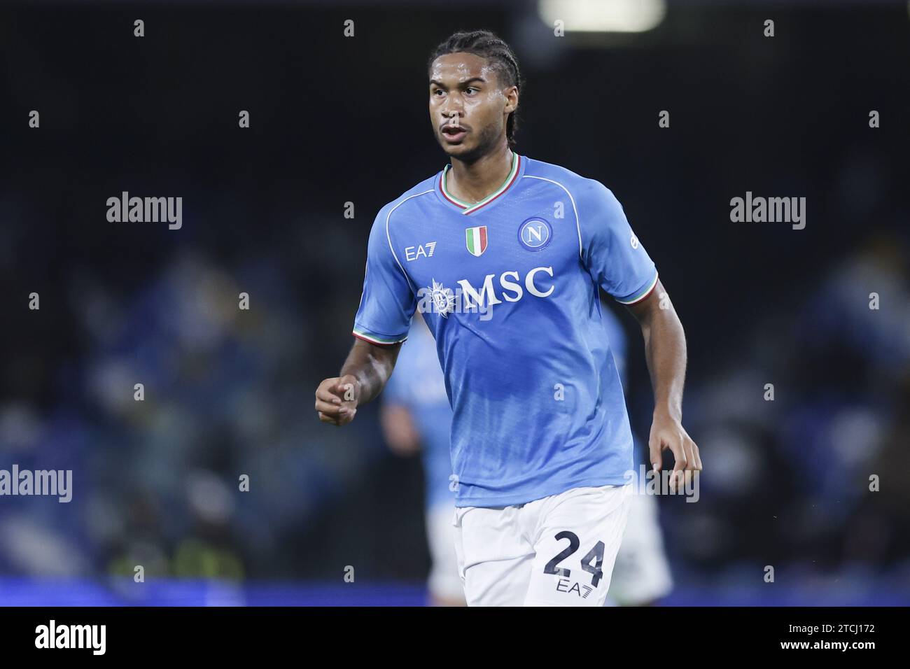 Naples, Italy. 12th Dec, 2023. SSC Napoli's Swedish midfielder Jens-Lys ...