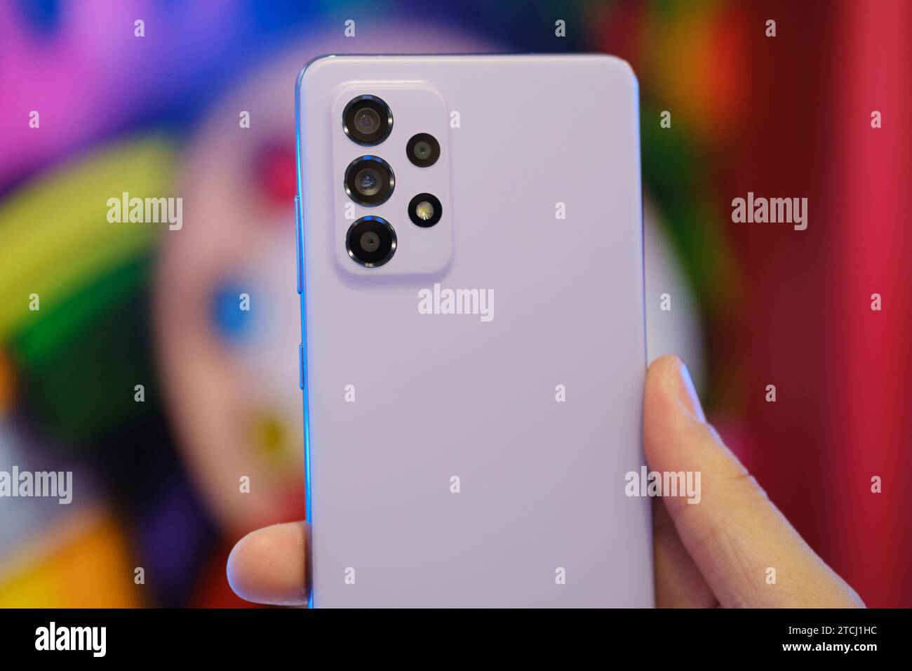 HCMC, VN - Dec 2023. Samsung Galaxy A32 smartphone Stock Photo - Alamy