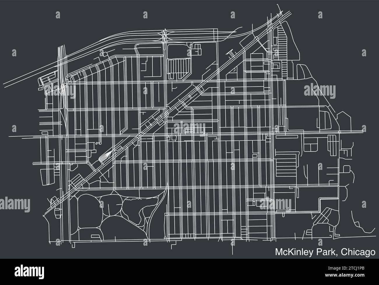 Mckinley outline map hi-res stock photography and images - Alamy
