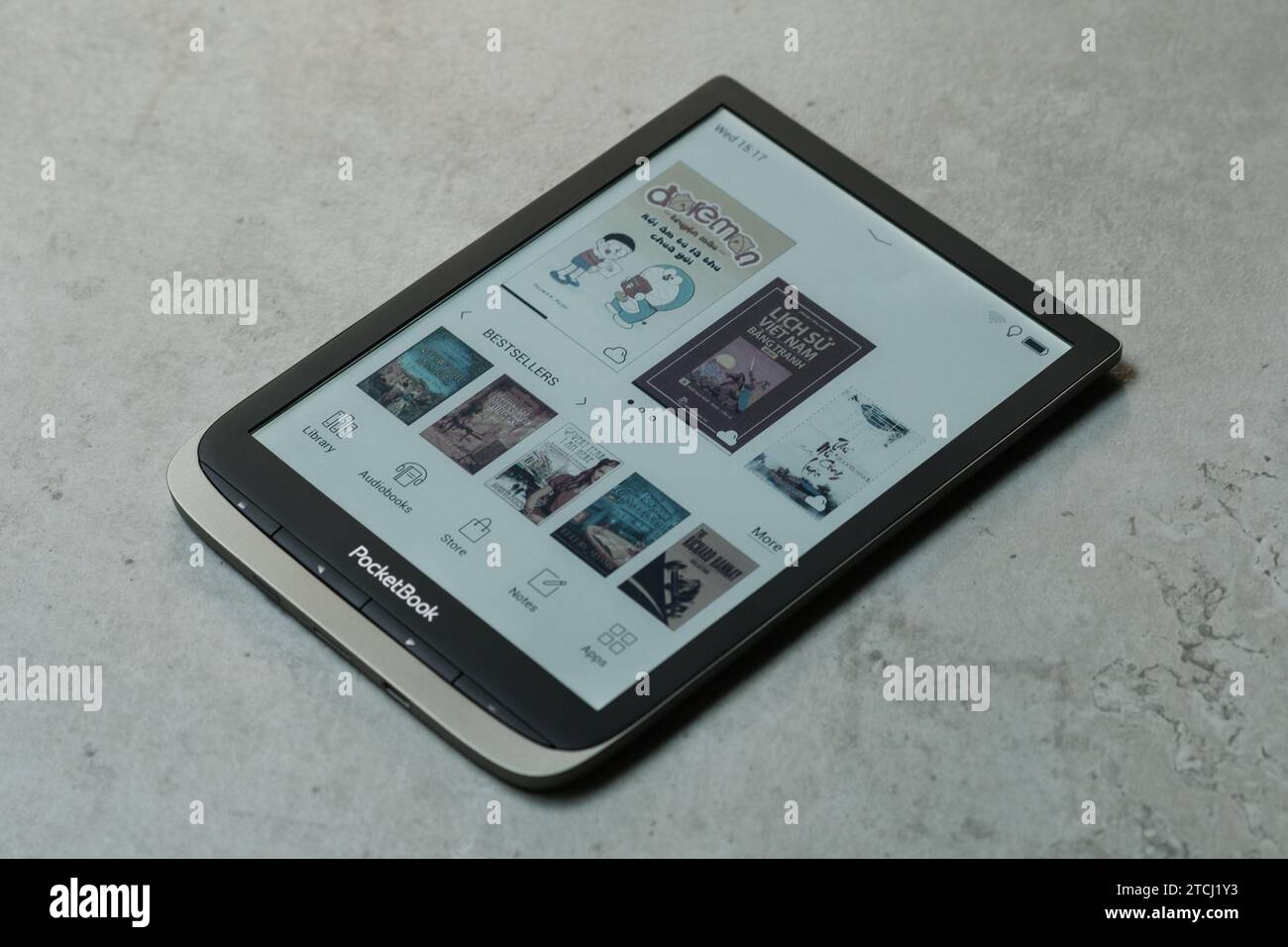 HCMC, VN - Dec 2023. Pocketbook electric reader Stock Photo - Alamy