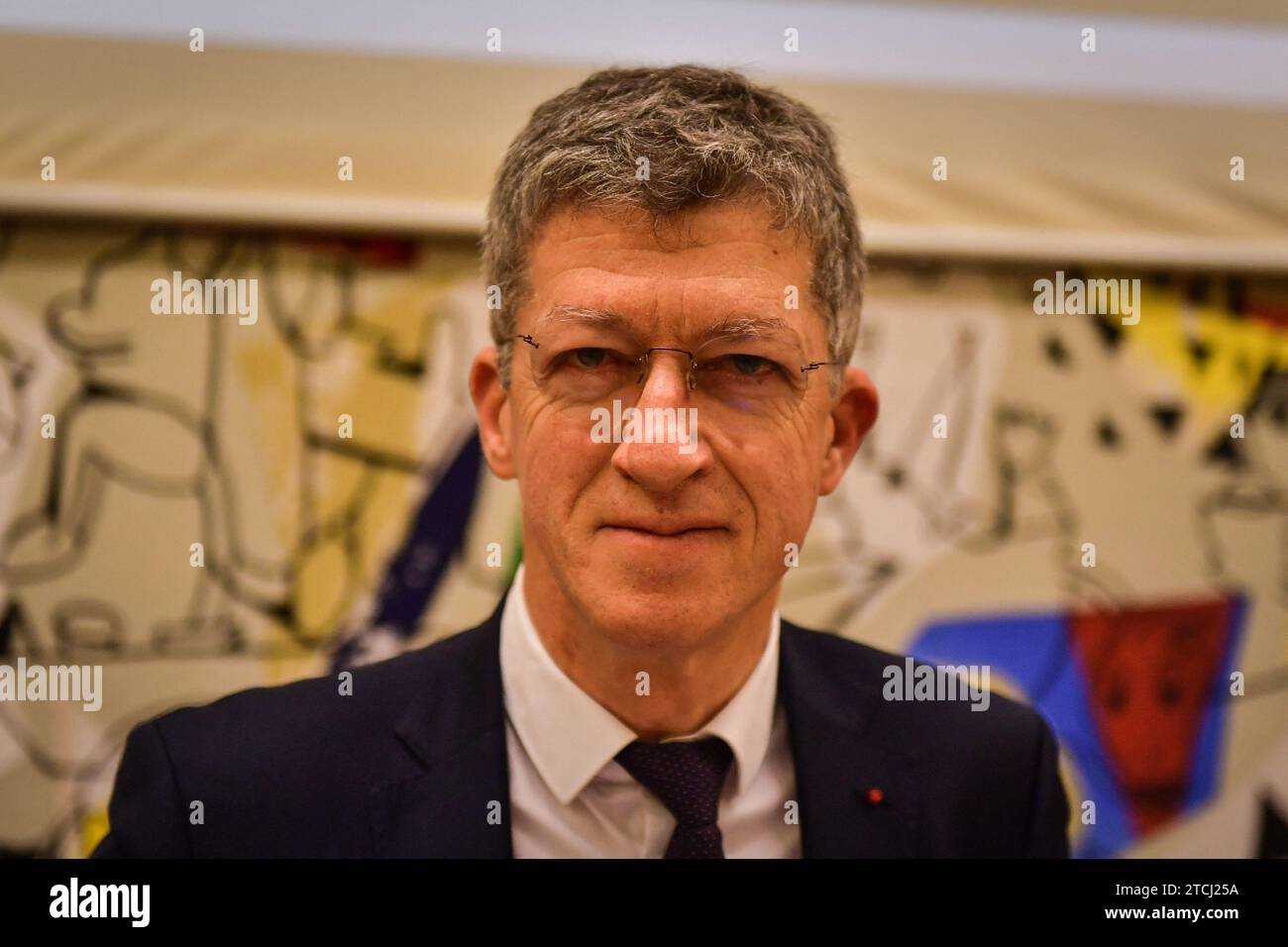 Paris, France. 13th Dec, 2023. President of the public establishment ...