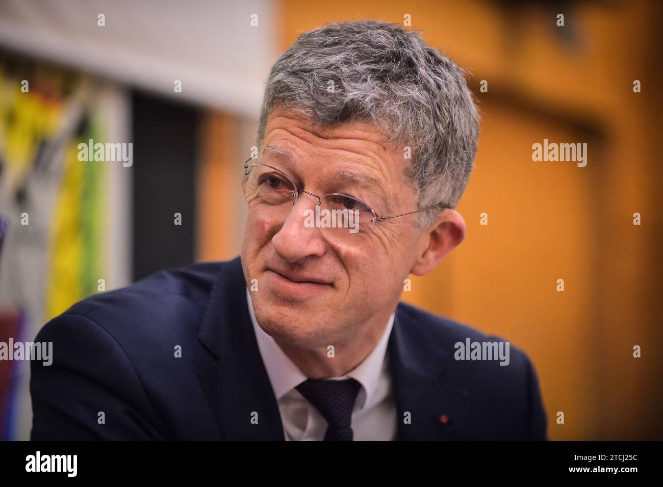 Paris, France. 13th Dec, 2023. President of the public establishment ...