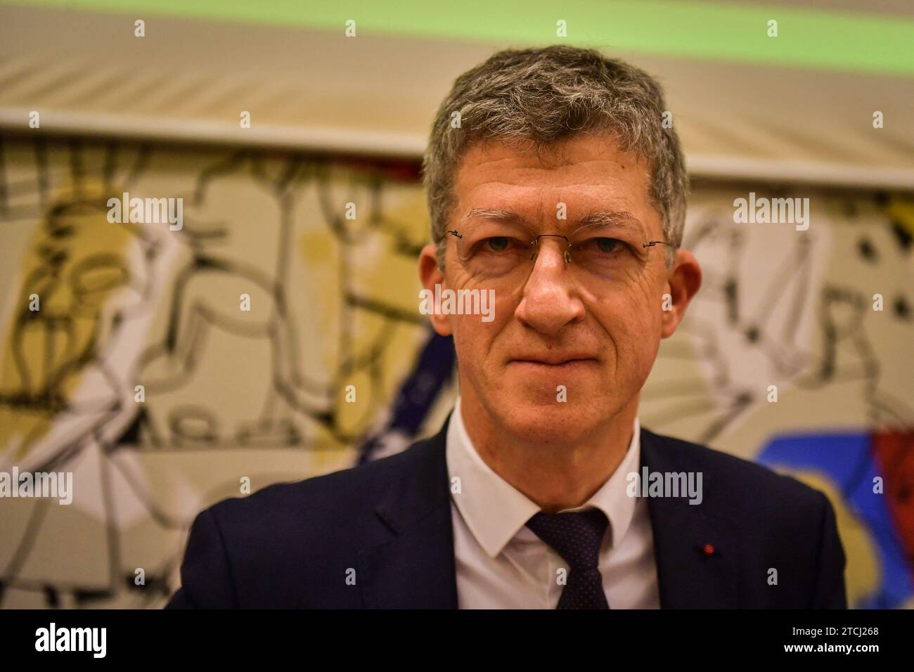 Paris, France. 13th Dec, 2023. President of the public establishment ...