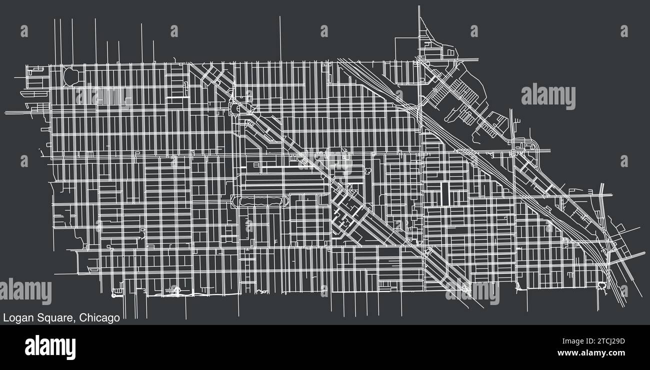 Logan square chicago Stock Vector Images - Alamy