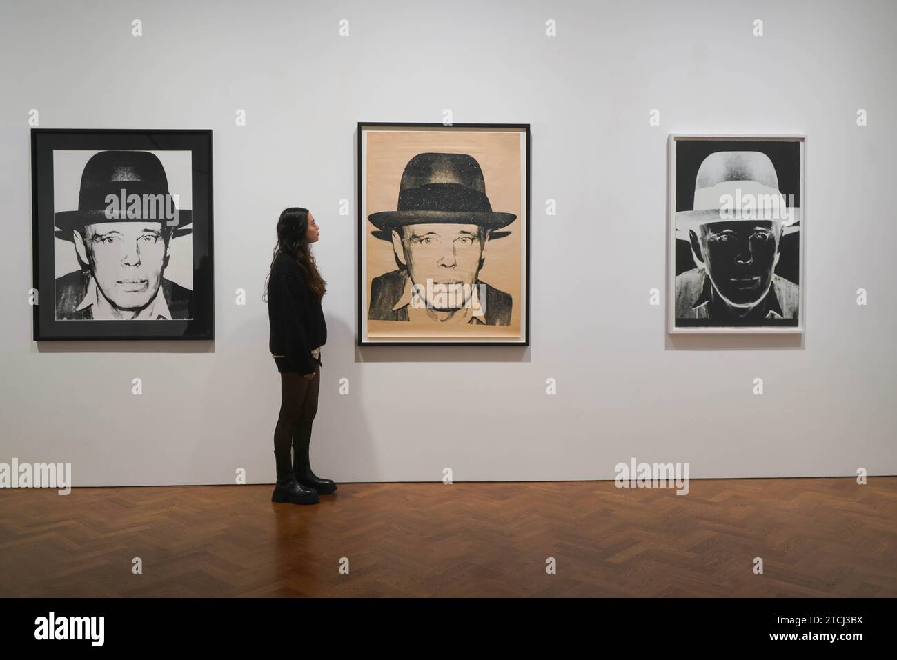 London UK. 13 December 2023. Andy Warhol: The Joseph Beuys Portraits ...