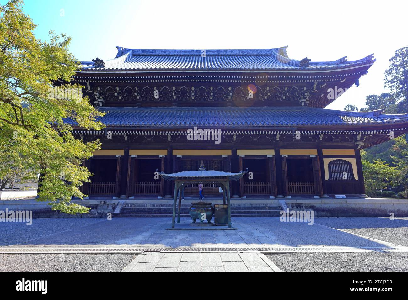 Nanzen-ji Temple, a Buddhist temple complex with a Zen garden, forested ...