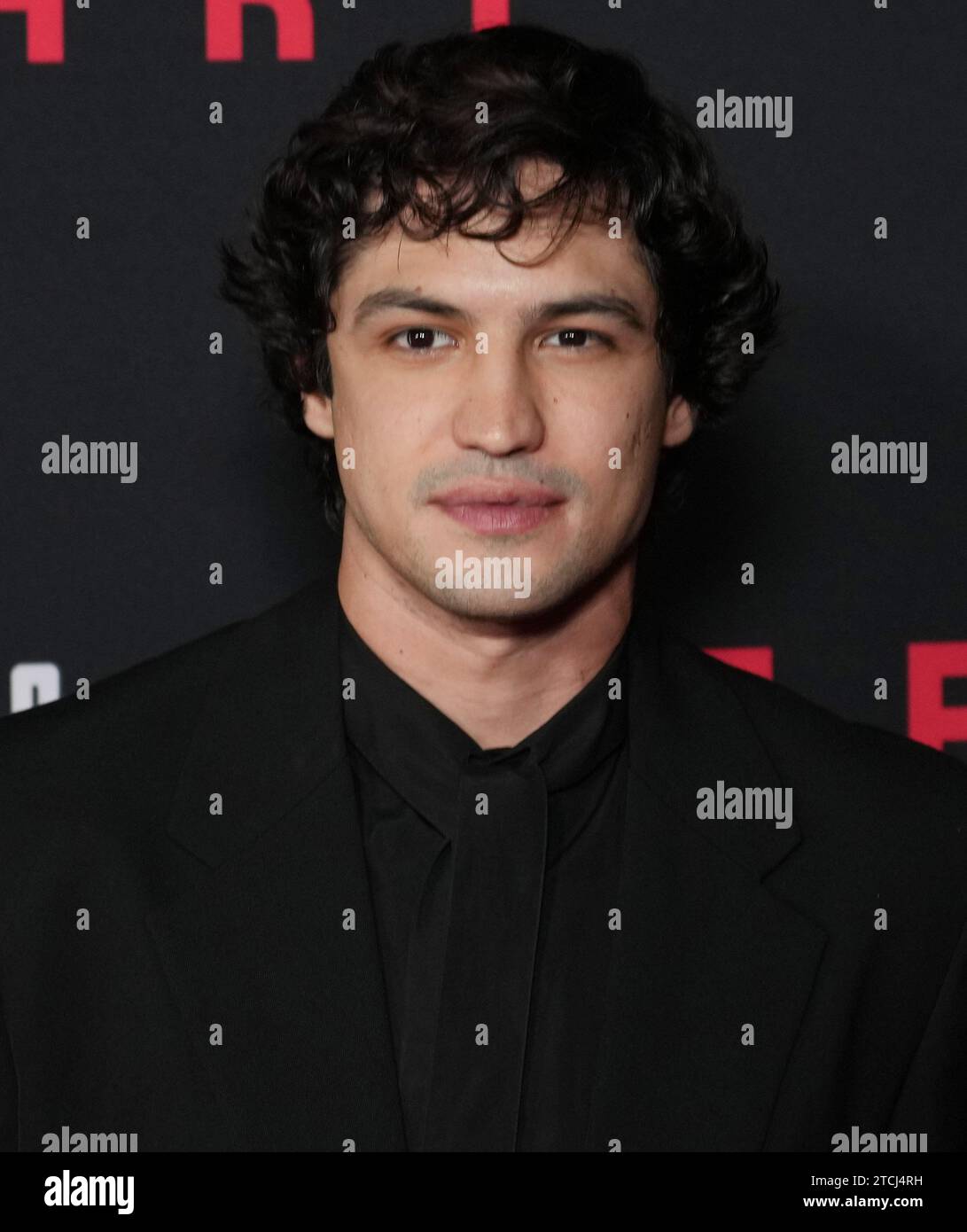 Los Angeles, USA. 12th Dec, 2023. Gabriel Leone at the Neon's FERRARI ...