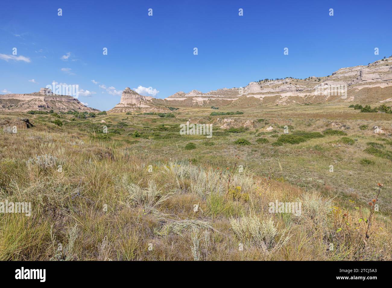 Mitchell Pass with Sentinel Rock on the left and Eagle Rock on the ...