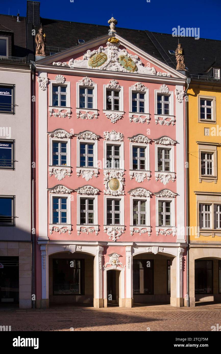 The Siegert House on the Market Stock Photo - Alamy