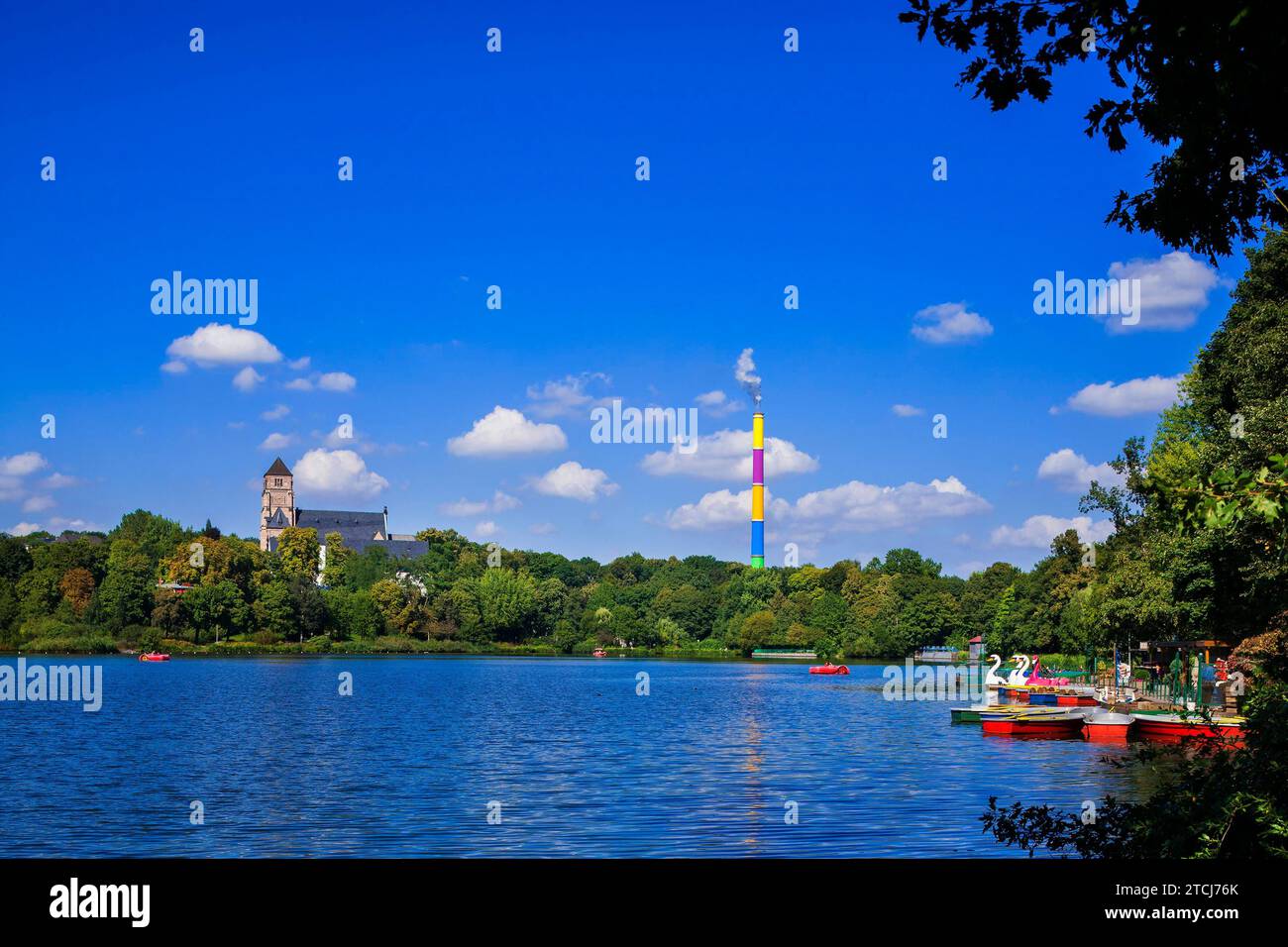 Chemnitz Castle Ponds Stock Photo - Alamy
