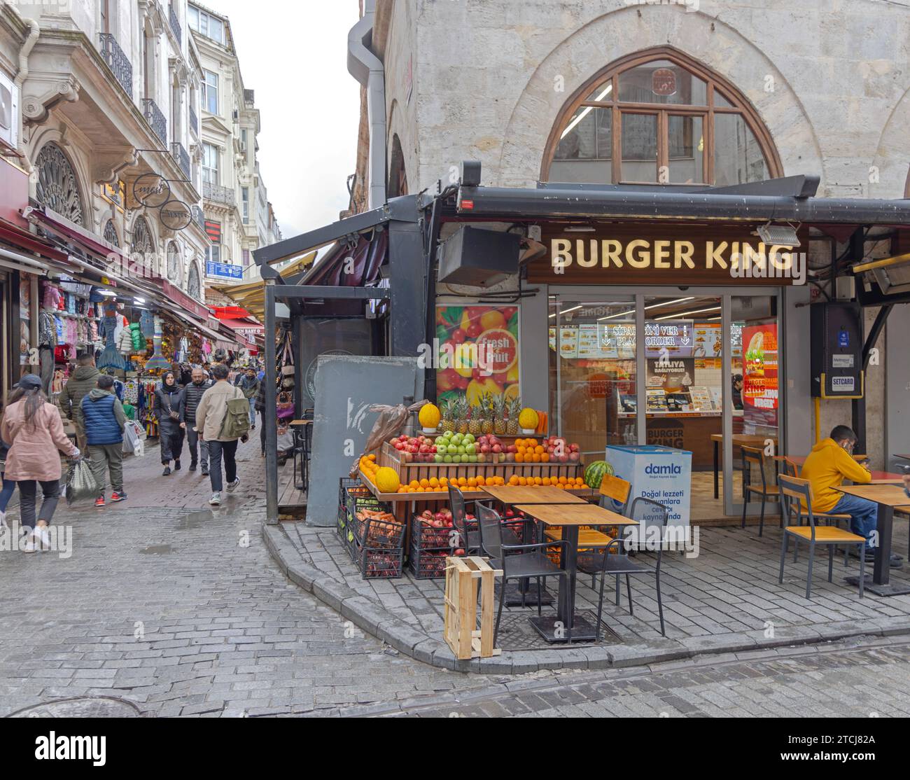 Istanbul, Turkey - October 18, 2023: American Fast Food Restaurant ...