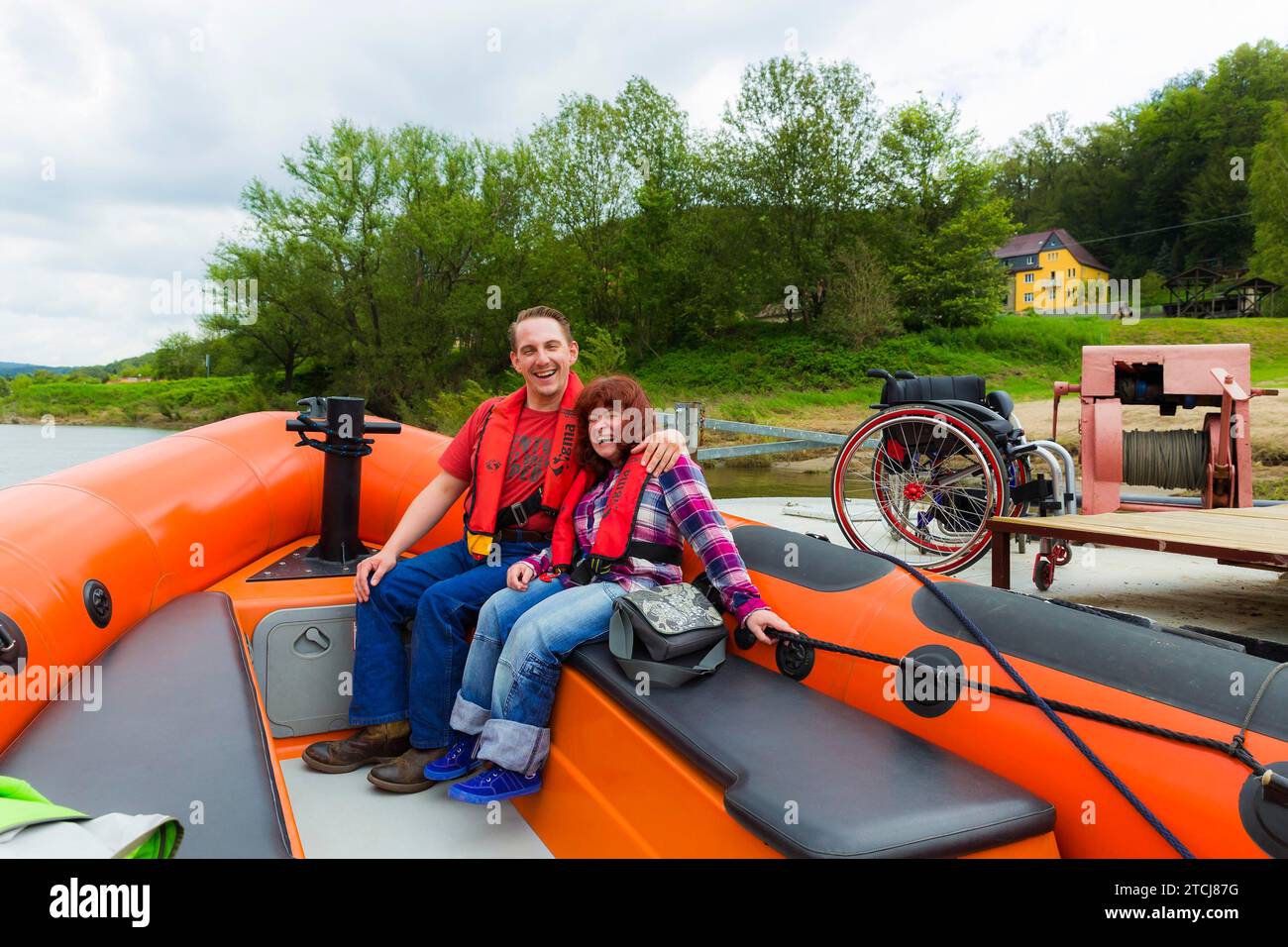 Disabled boat trip hi-res stock photography and images - Alamy