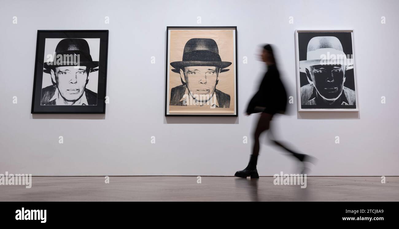 Thaddaeus Ropac, London, UK. 13th Dec, 2023. Andy Warhol, The Joseph Beuys Portraits exhibition ...
