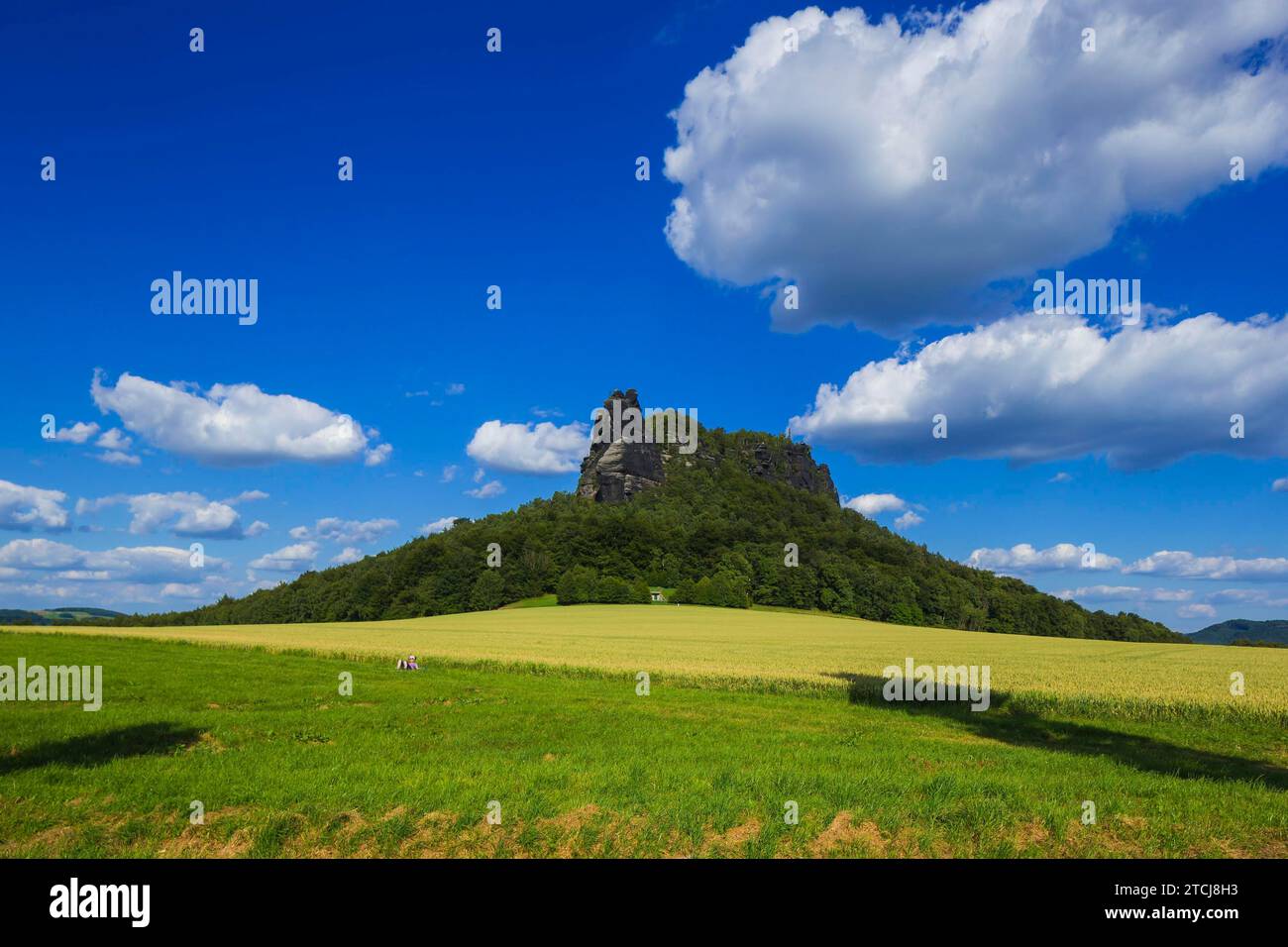 The Lilienstein is one of the most prominent mountains in Saxon ...