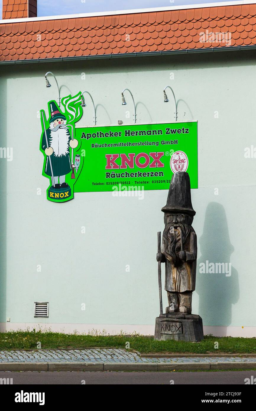 Knox Incense Factory in Mohorn Grund Stock Photo - Alamy