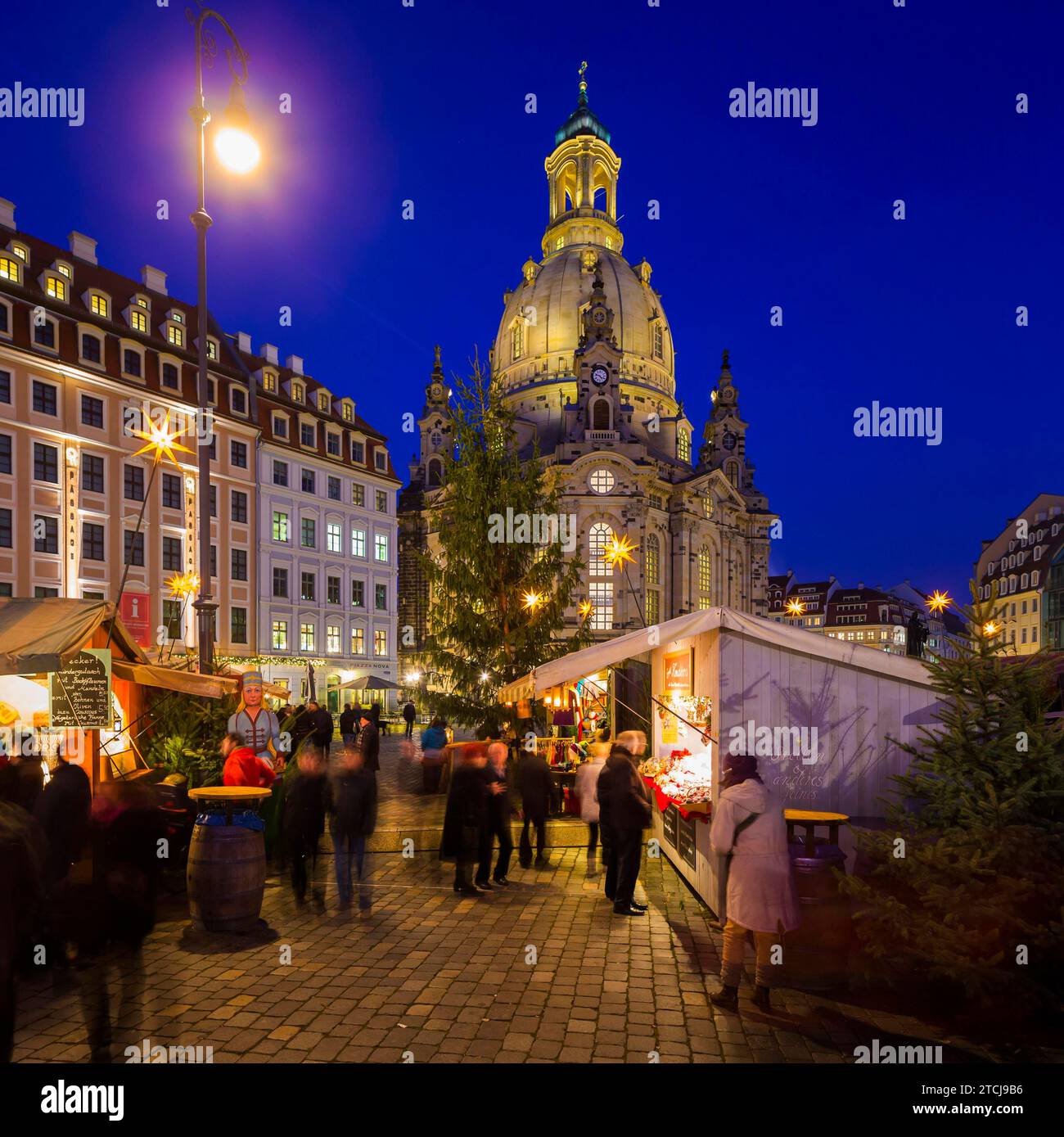 Christmas market at dresdens old town hi-res stock photography and ...