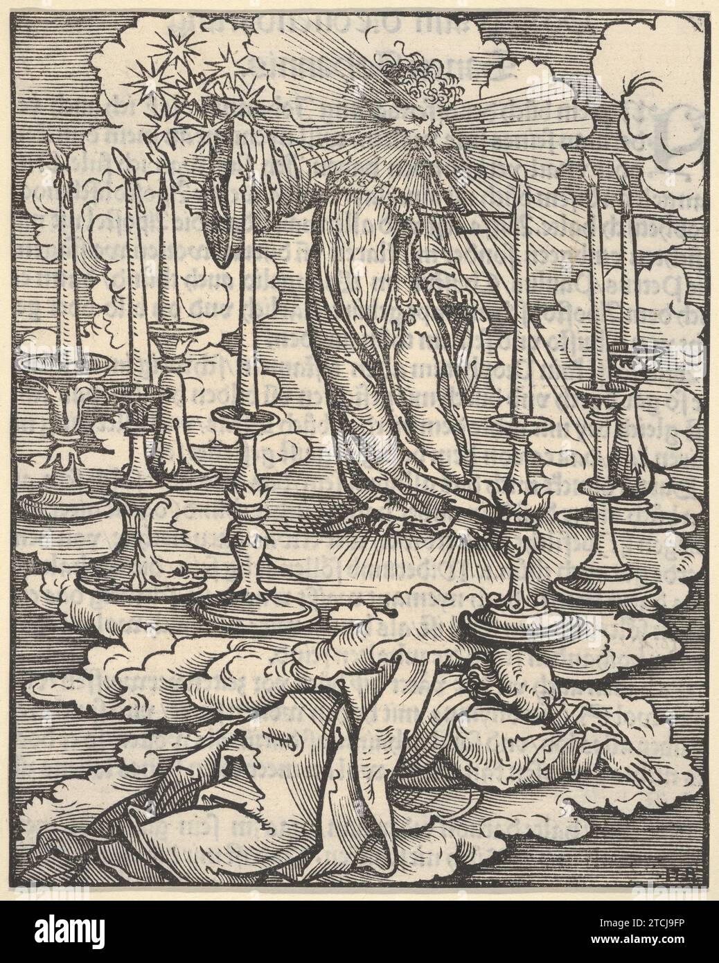 John Perceiving the Seven Candlesticks, from The Apocalypse 1963 by ...