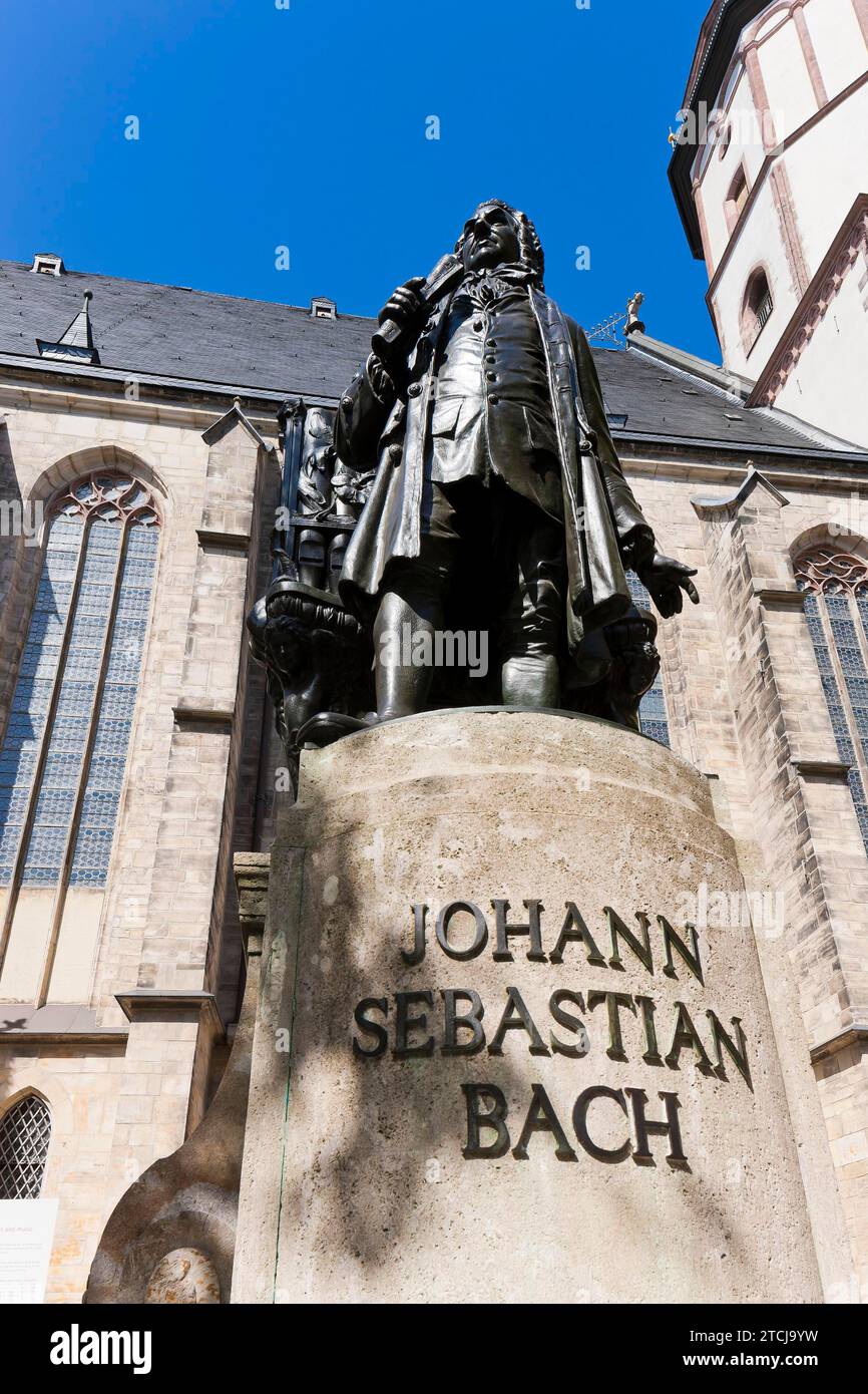 Leipzig New Bach Monument The New Bach Monument in Leipzig is located ...