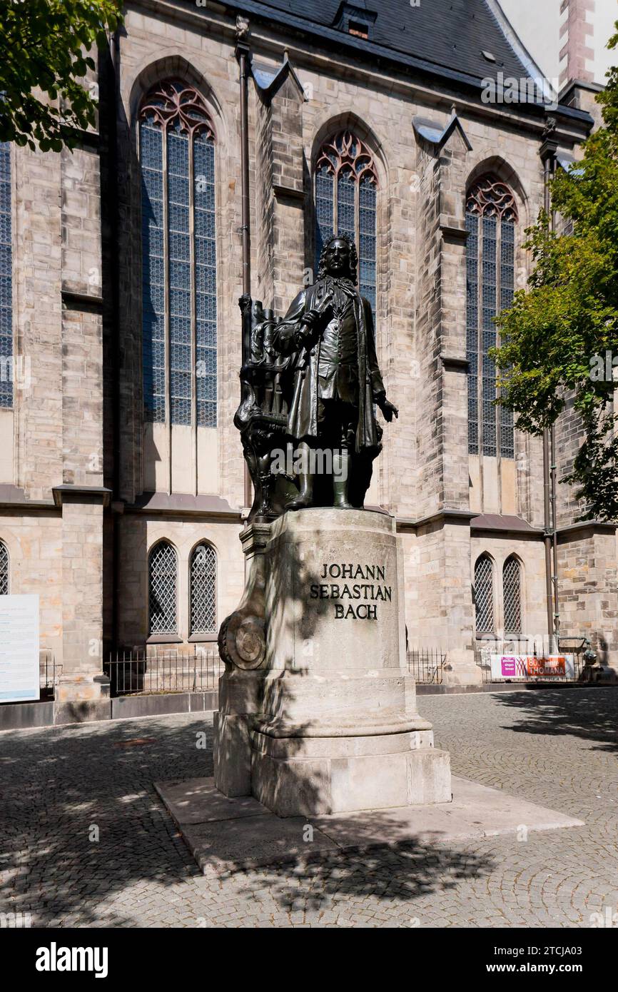 Leipzig New Bach Monument The New Bach Monument in Leipzig is located ...