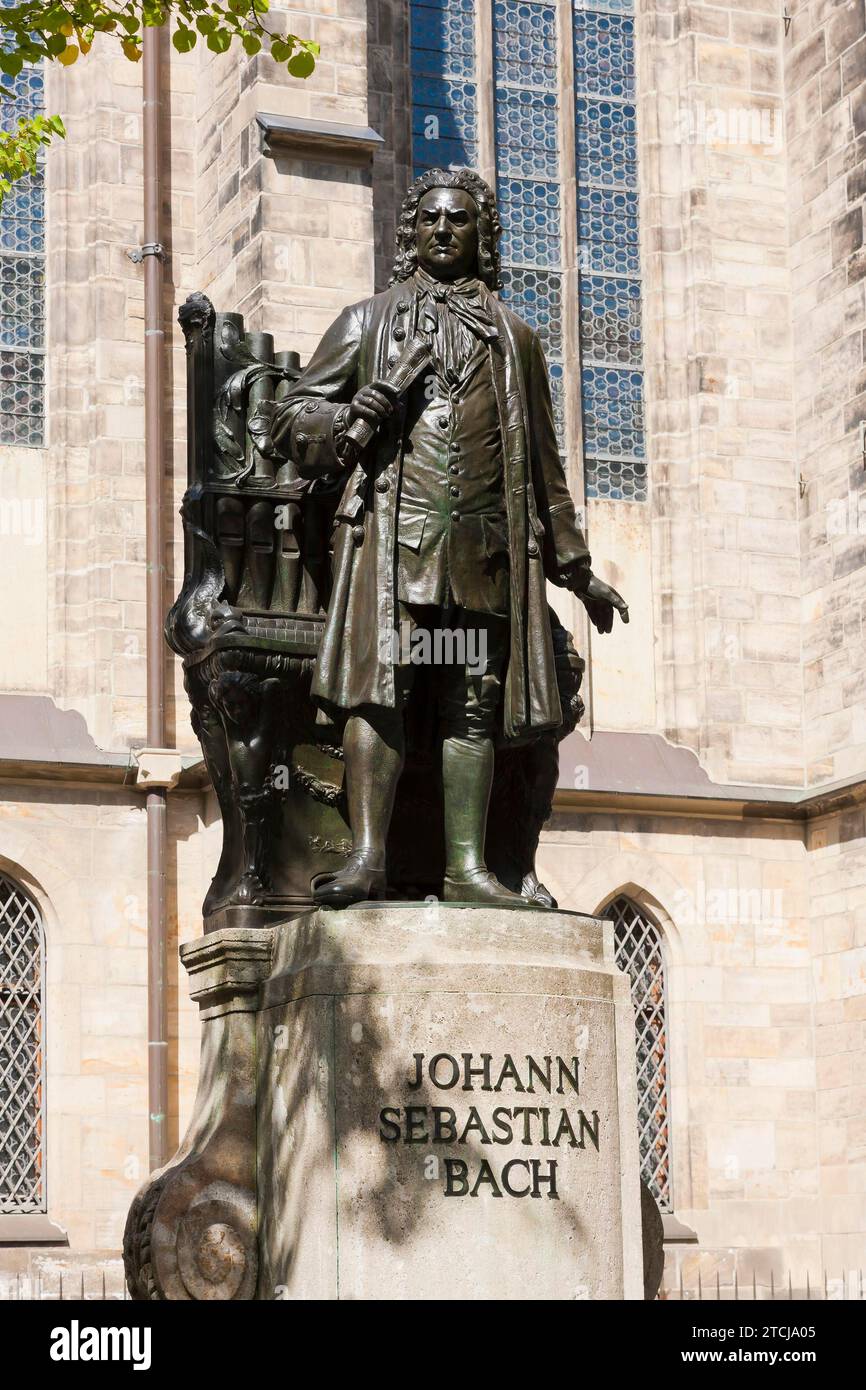 Leipzig New Bach Monument The New Bach Monument in Leipzig is located ...