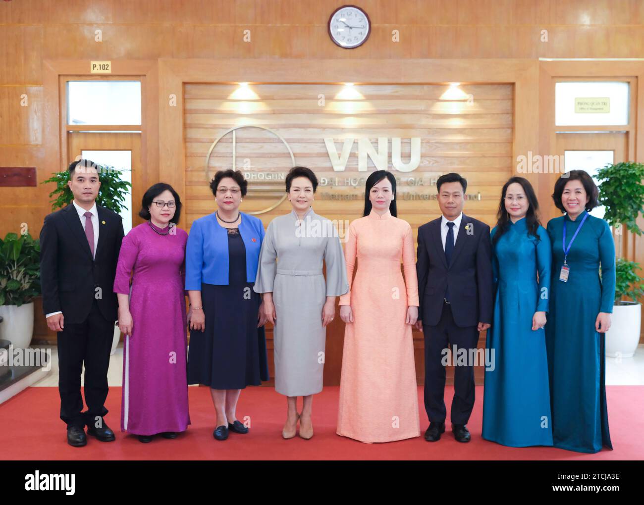 Hanoi, Vietnam. 13th Dec, 2023. Peng Liyuan, spouse of Chinese ...