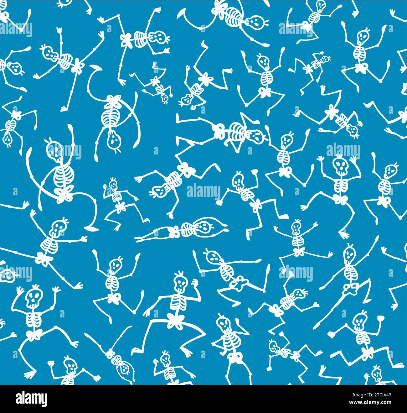 skeleton seamless elements icon background wallpaper. vector ...