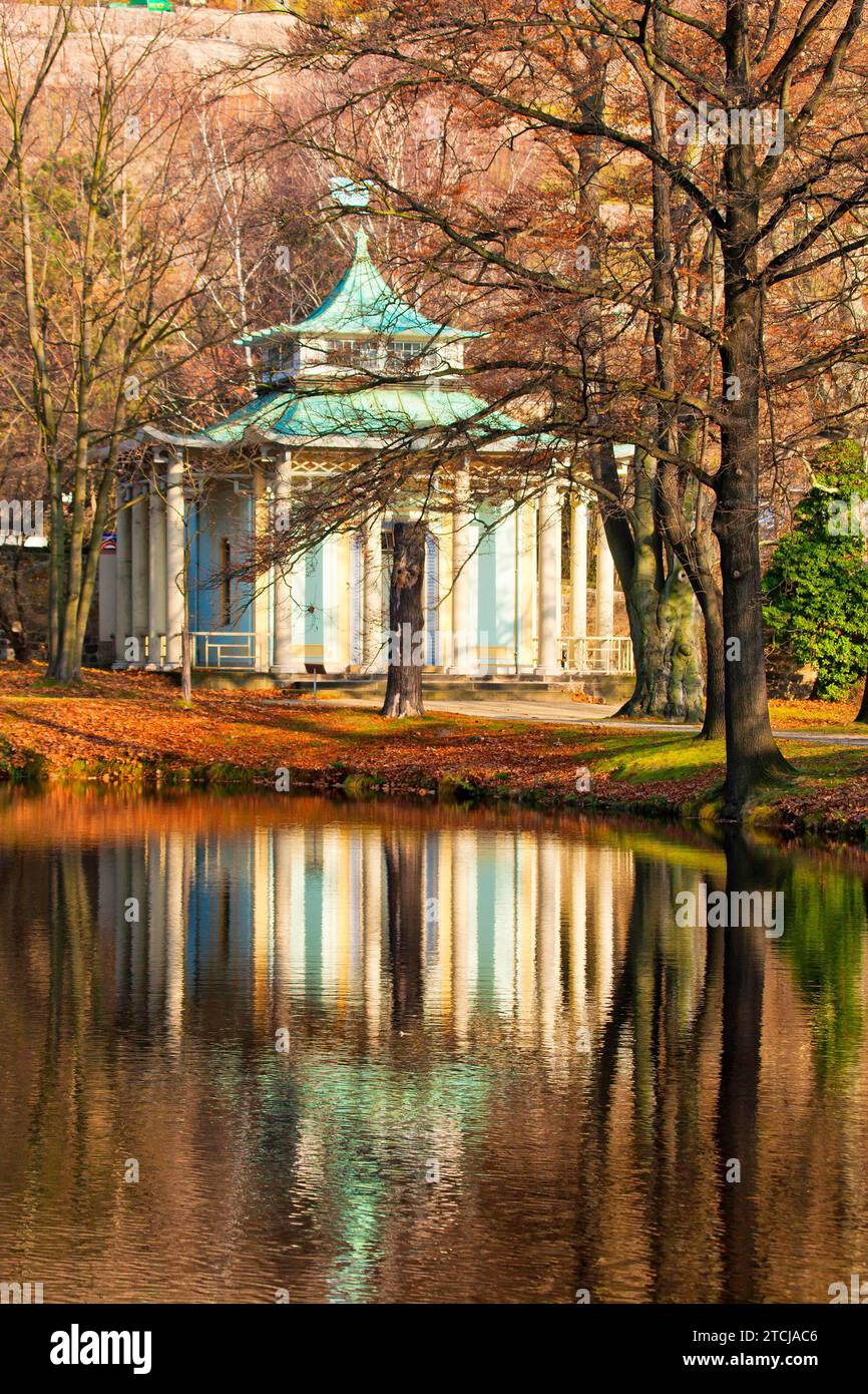 About 15 kilometres east of Dresden city centre, directly on the Elbe ...