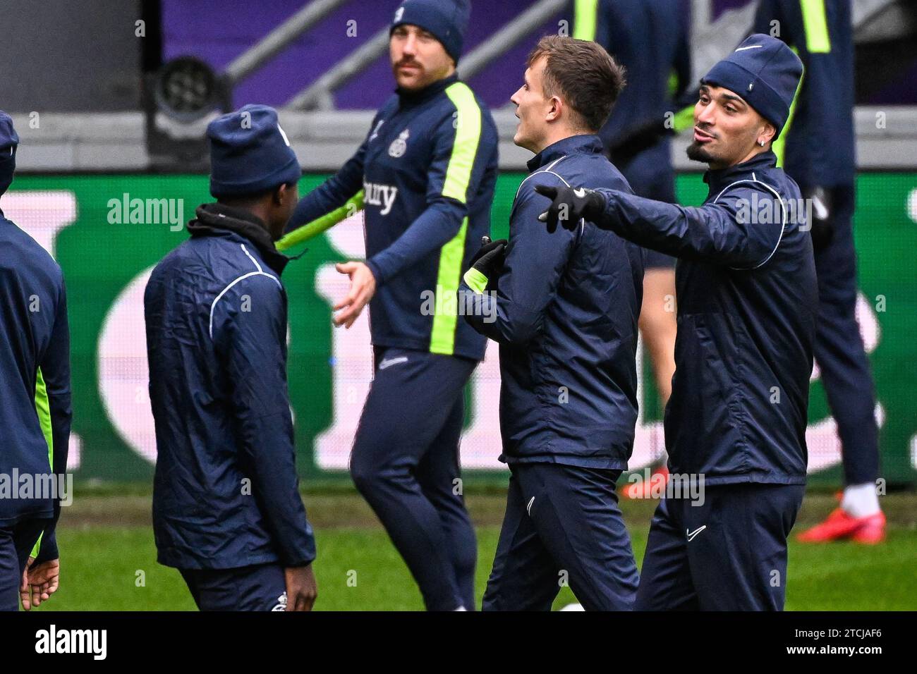 Brussels, Belgium. 13th Dec, 2023. Union's Cameron Puertas Castro ...