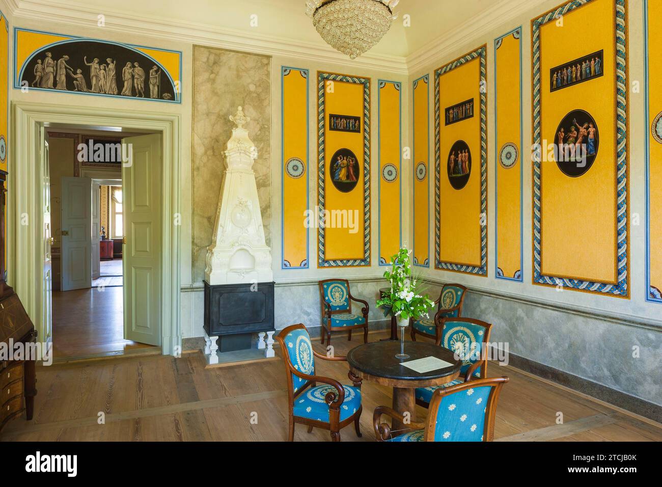 Baroque Rammenau Castle, Rammenau Castle in Rammenau near Bischofswerda ...