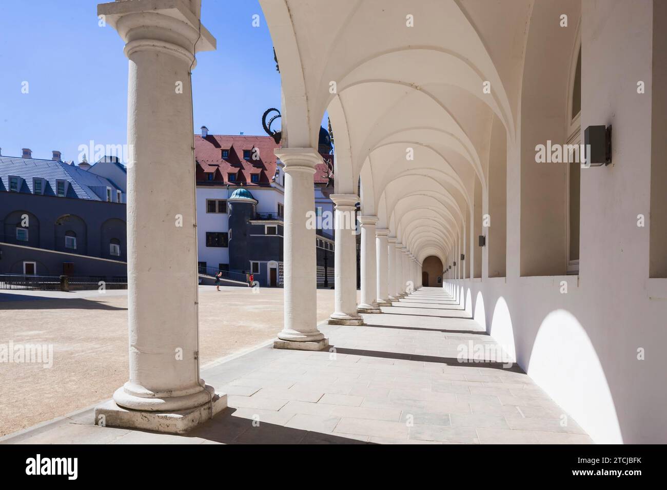 Stable courtyard of the Dresden Royal Palace Stock Photo - Alamy