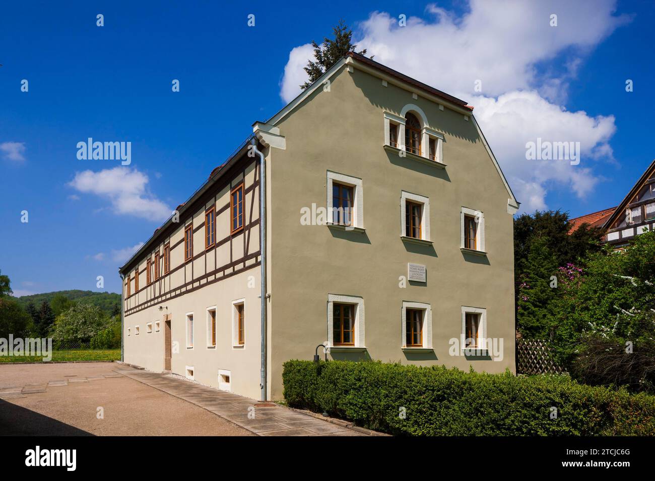 Richard Wagner Sites Graupa, Lohengrin House Stock Photo - Alamy