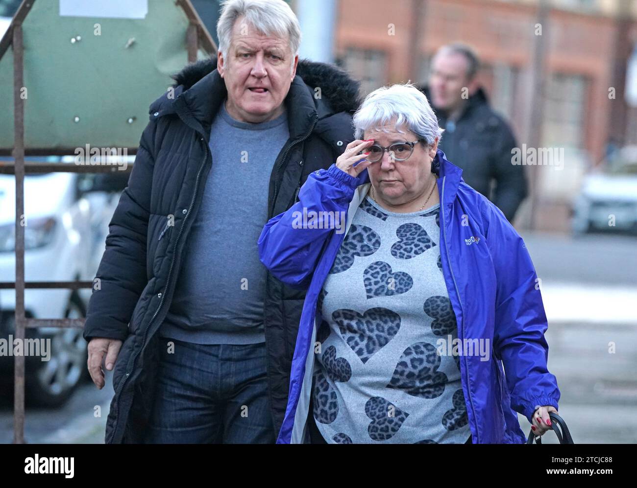 Mother of the victim, Margaret McKeich arrives at the High Court in ...
