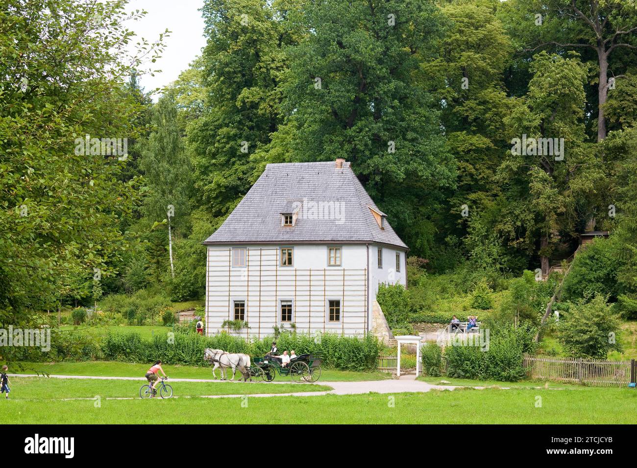 Goethe's summer house in the park on the Ilm in Weimar was a place ...